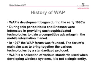 Mobile Web and WAP_Michael Hanley | PPT