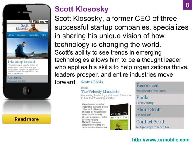 9 Mobile Website Design Examples | PPT