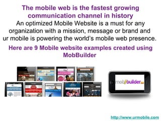 9 Mobile Website Design Examples | PPT