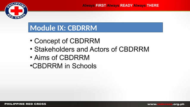 9 Module IX CBDRRM.pptx disaster readiness | PPTX