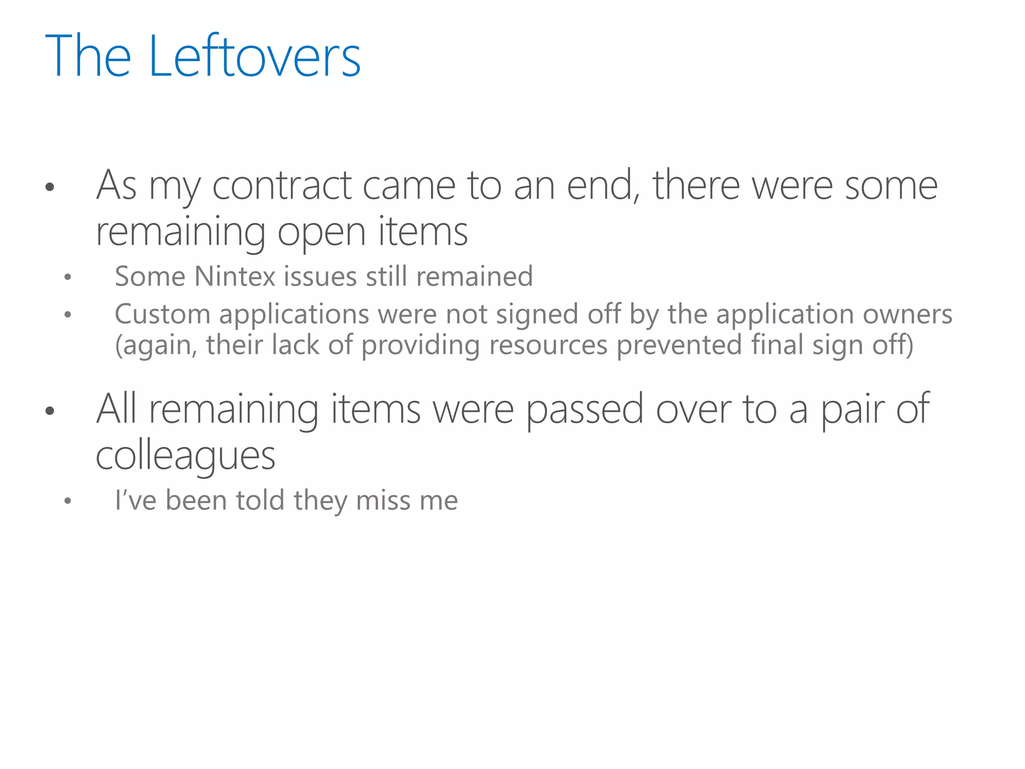 9 Months of Fun with SharePoint in Azure and Office 365 | PPT