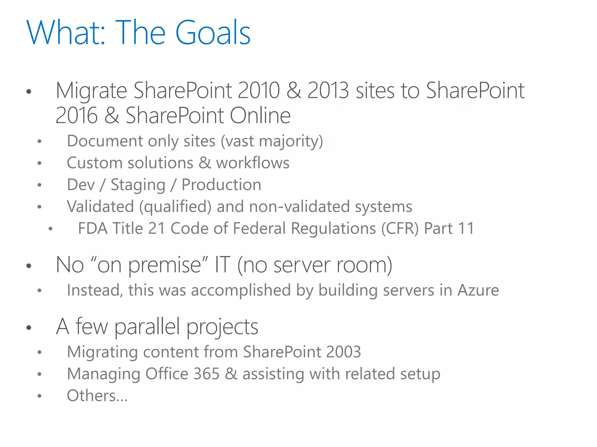 9 Months of Fun with SharePoint in Azure and Office 365 | PPT