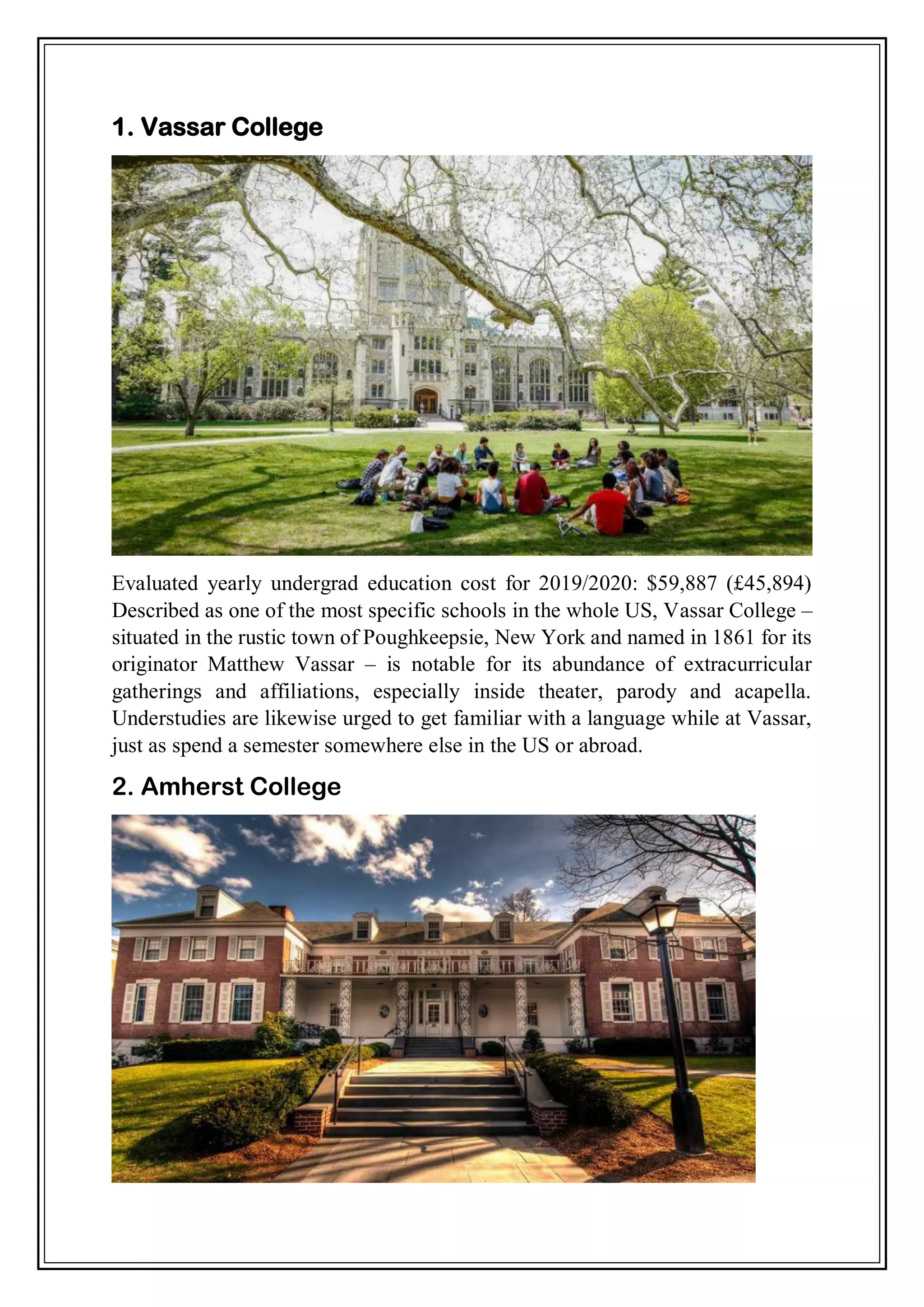 9 most expensive colleges | PDF