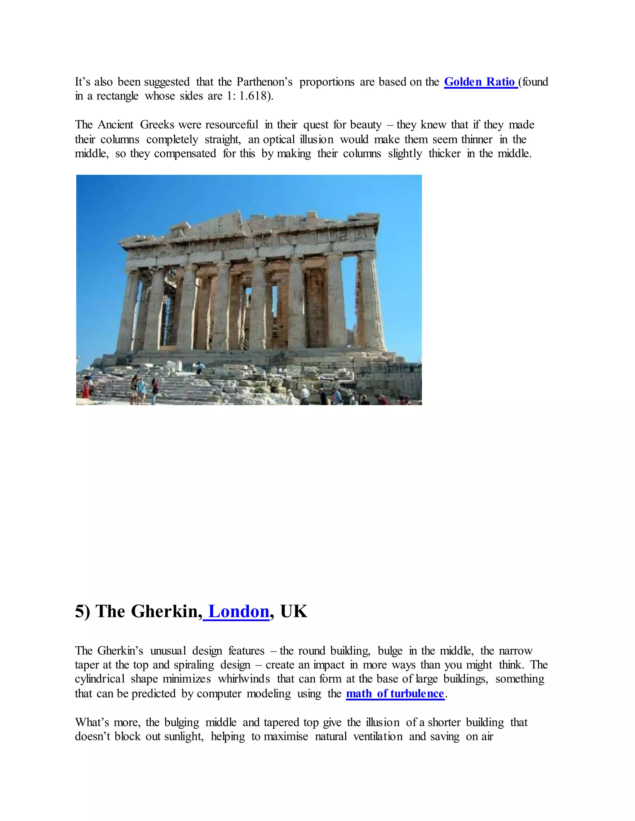 9 most mathematically interesting buildings in the world | DOCX