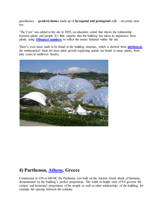 9 most mathematically interesting buildings in the world | DOCX