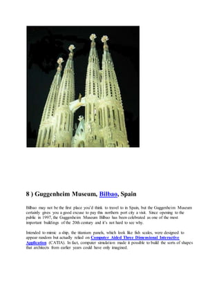9 most mathematically interesting buildings in the world | DOCX