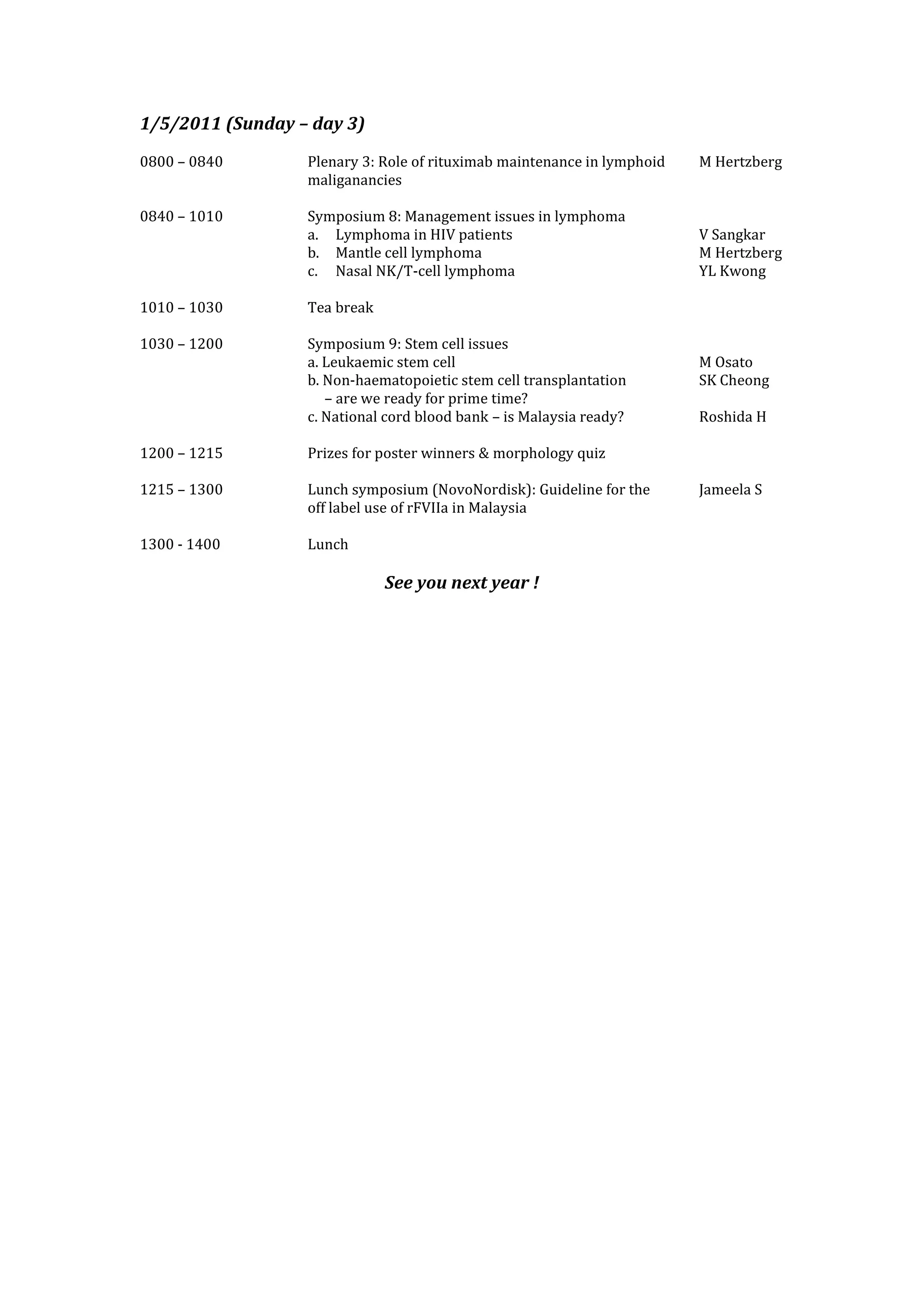 9 msh 2011 programme 9jan2011 | DOCX