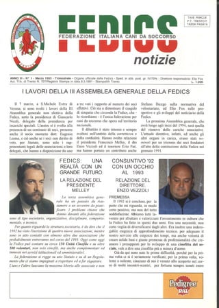 FEDICS Notizie - Marzo 93 | PDF