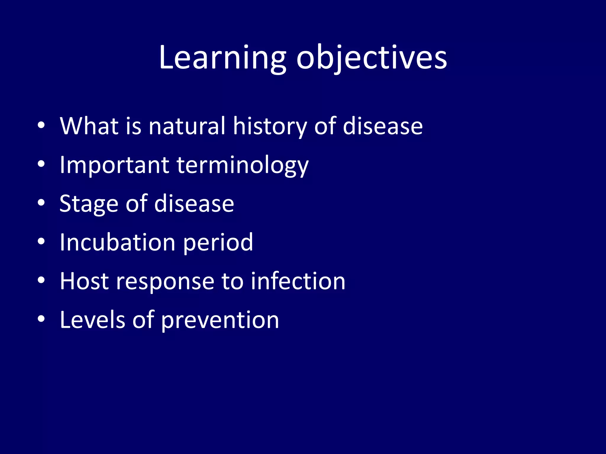 9 Natural history of disease epidemiological triad | PPT