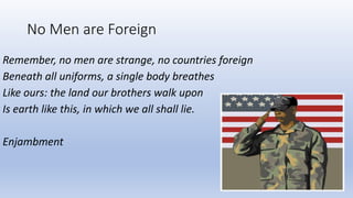 No Men are Foreign | PPTX