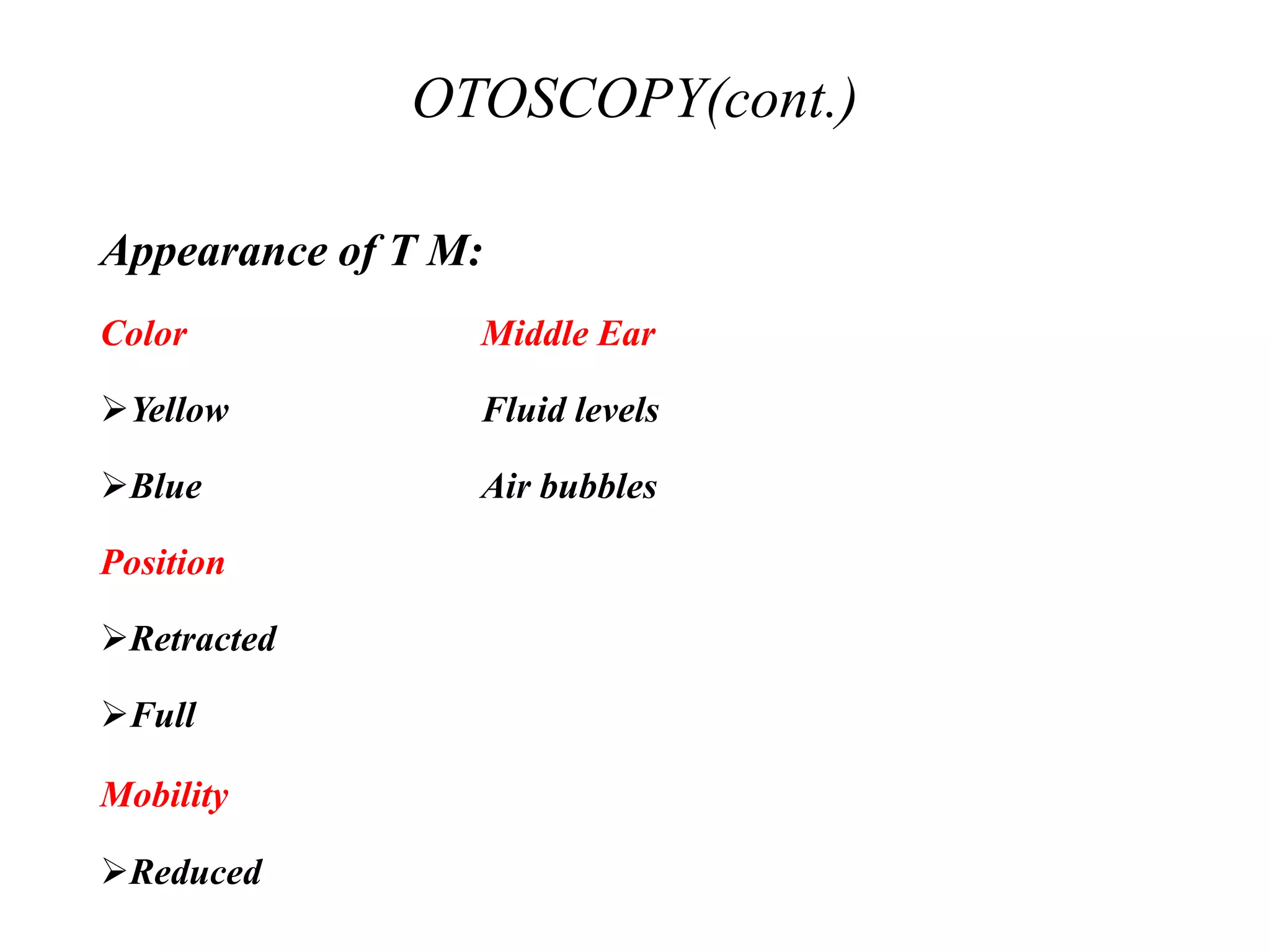 NONSUPPURATIVE OTITIS MEDIA | PPTX
