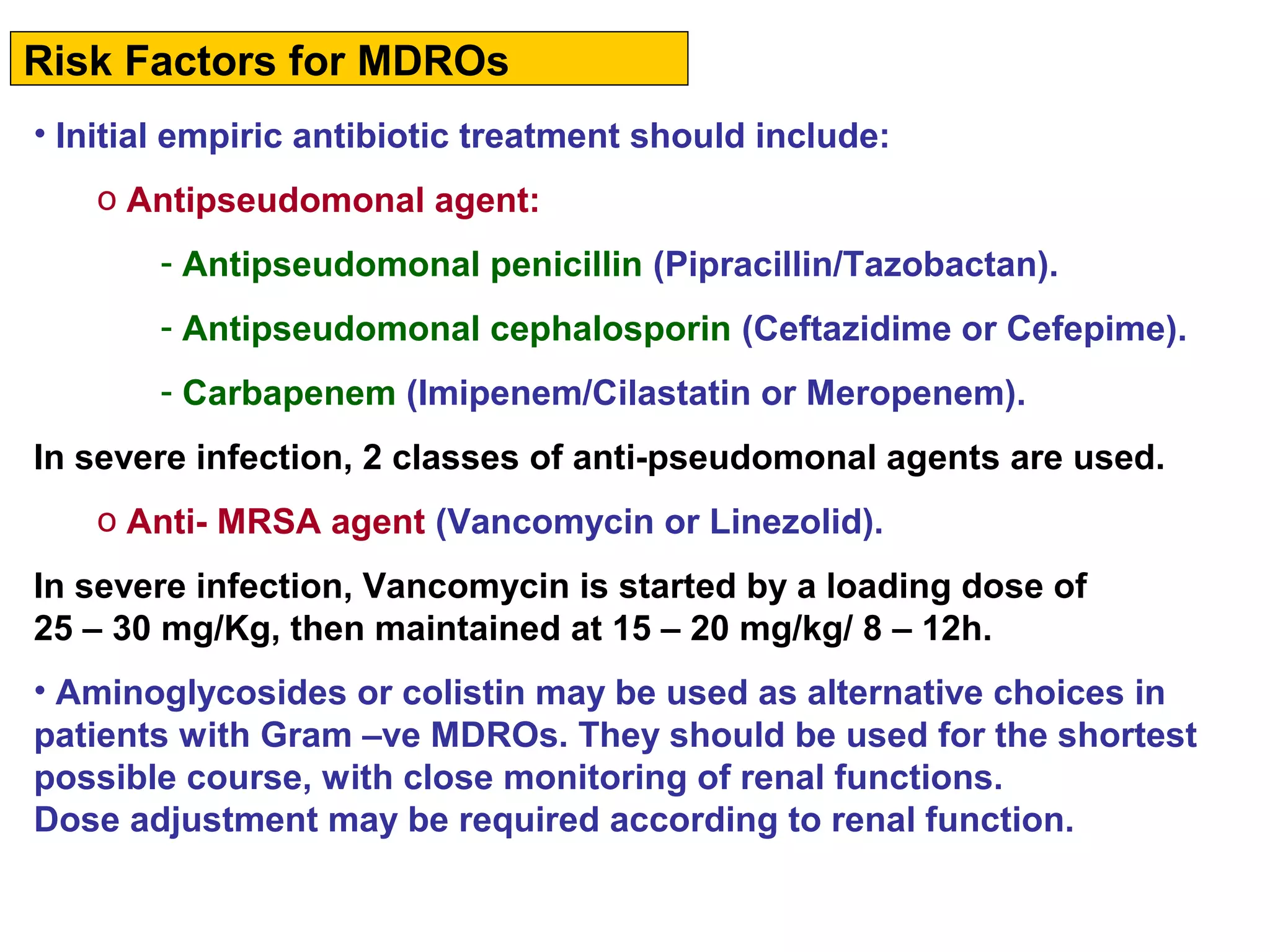 9 nosocomial pneumonia combating MDROs | PPT
