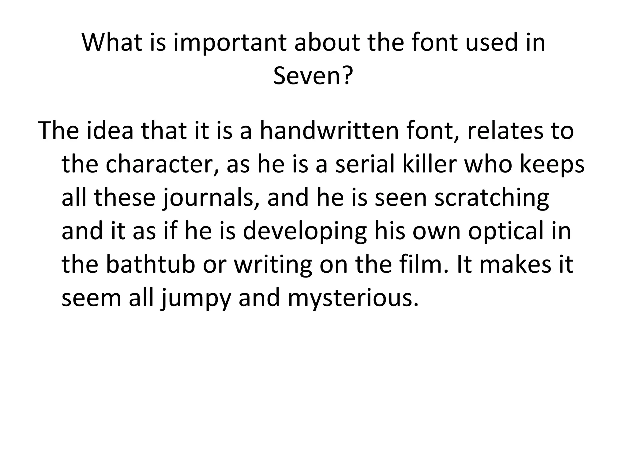 Kyle Cooper Interview - Questions & Answers | PPT