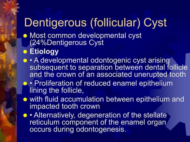 Benign odontogenic tumours of the oral cavity | PPT
