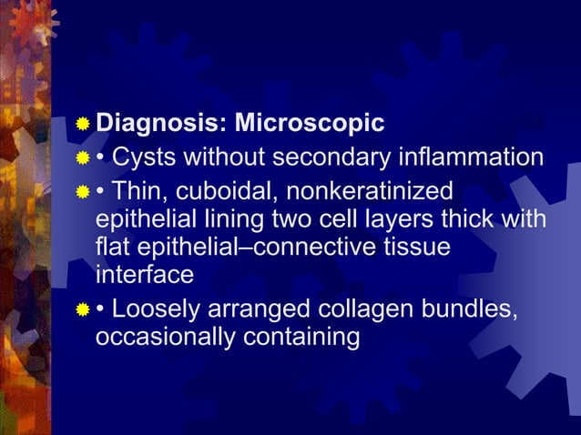 Benign odontogenic tumours of the oral cavity | PPT