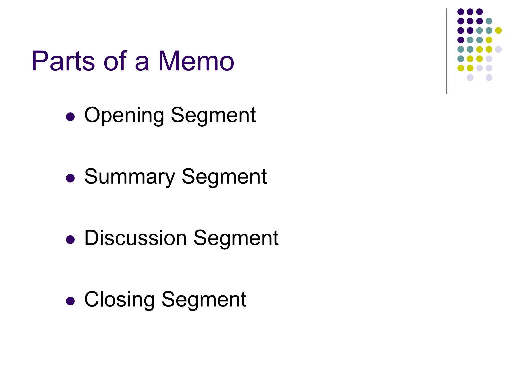 9 Official Common Memos presentation .ppt