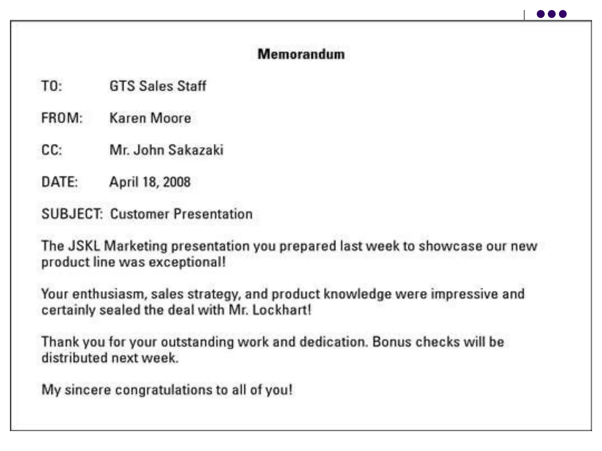9 Official Common Memos presentation .ppt