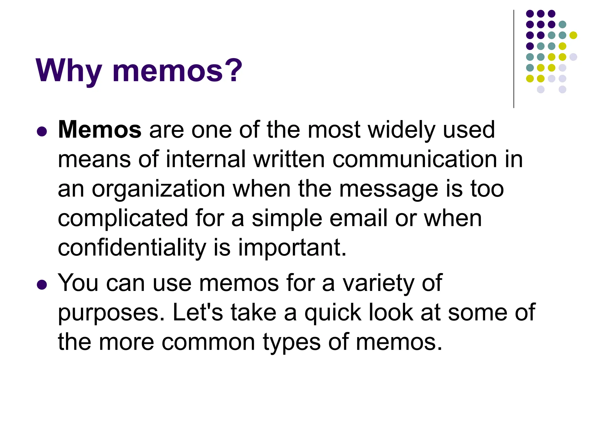 9 Official Common Memos presentation .ppt