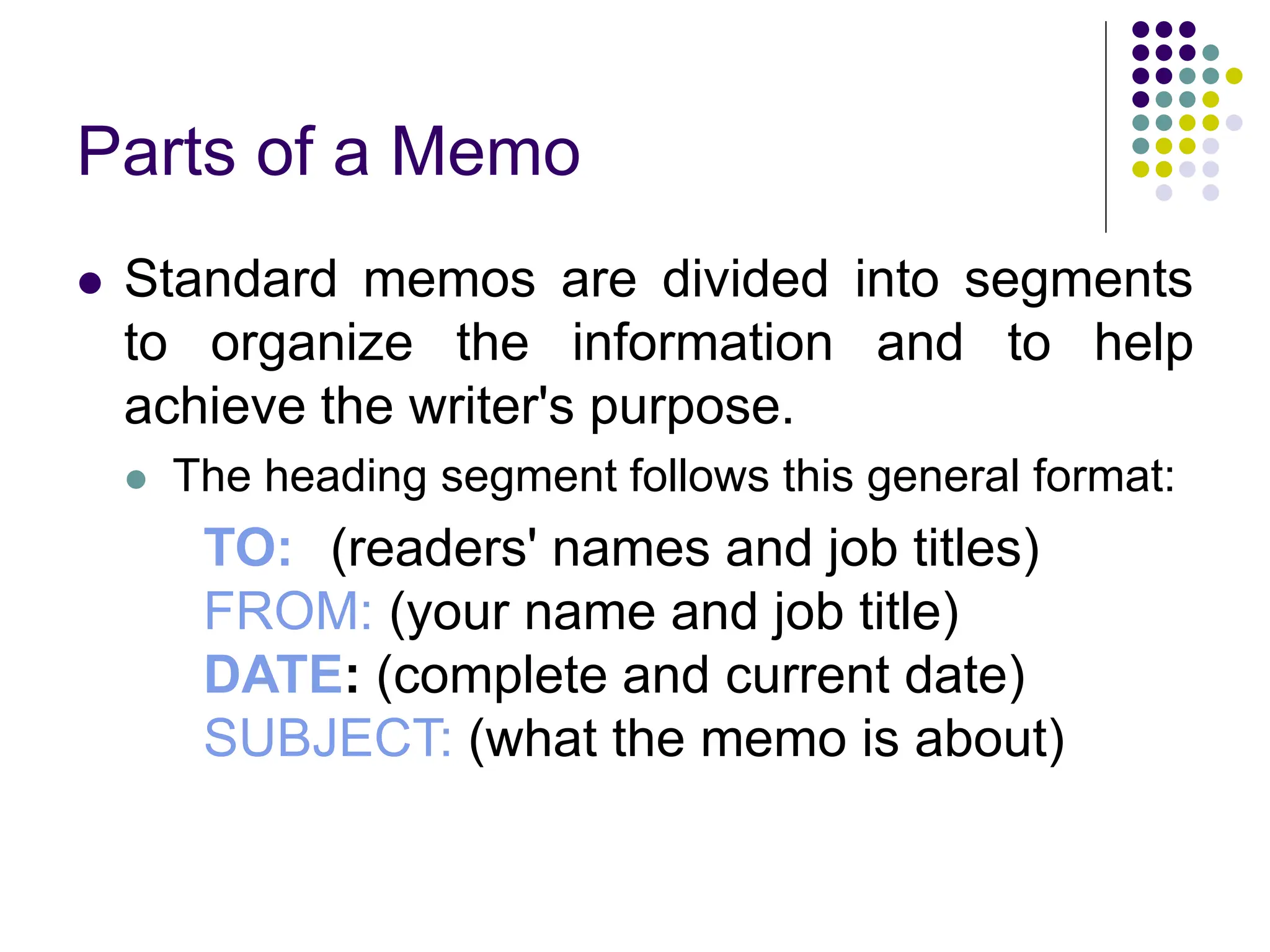 9 Official Common Memos presentation .ppt