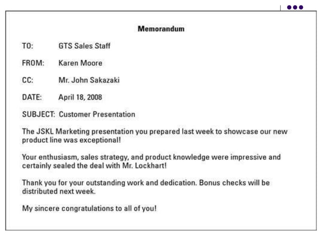 9 Official Common Memos presentation .ppt