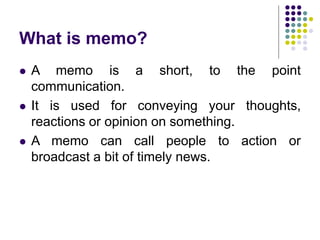 9 Official Common Memos presentation .ppt