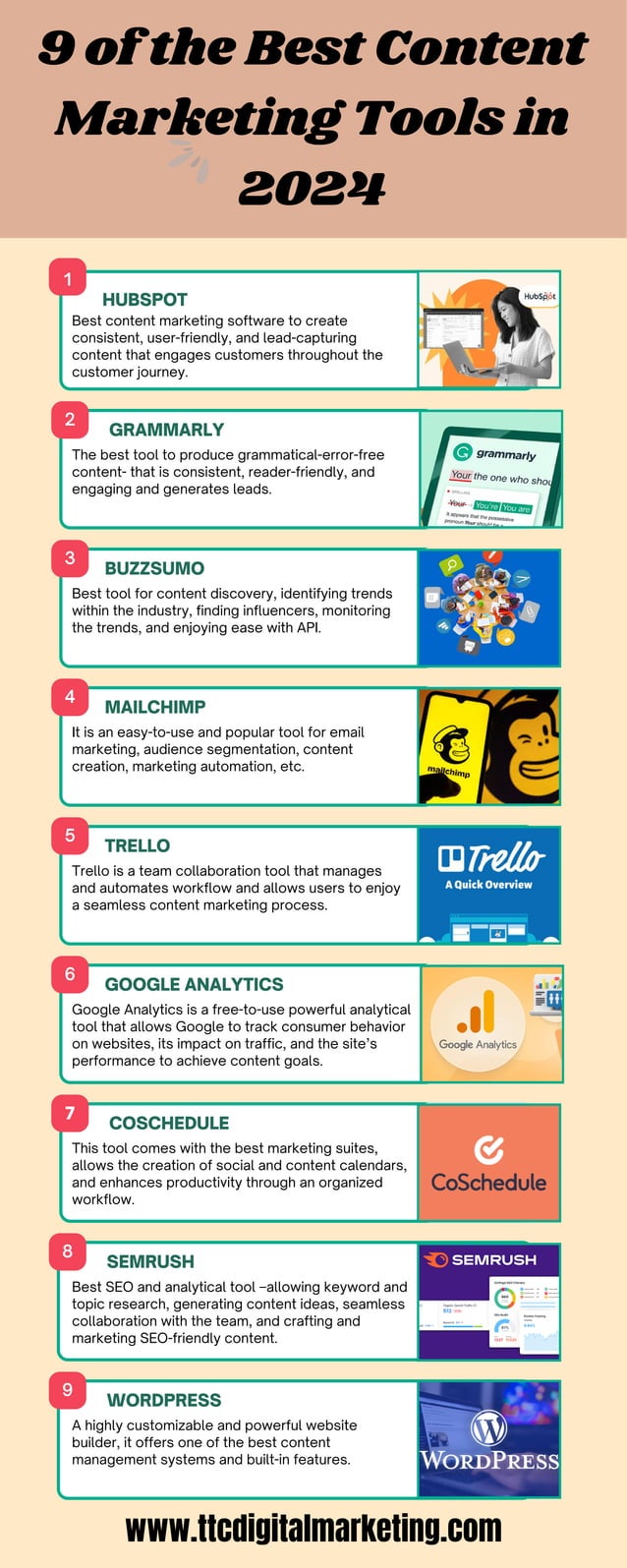 9 of the Best Content Marketing Tools in 2024 | PDF