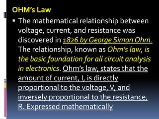 9 OHMS LAW POWER LAW.pptx