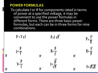 9 OHMS LAW POWER LAW.pptx