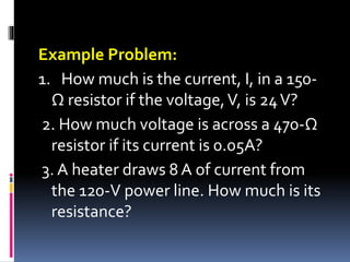 9 OHMS LAW POWER LAW.pptx