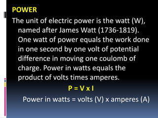 9 OHMS LAW POWER LAW.pptx
