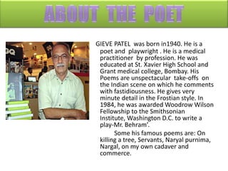 9 on killing a tree | PPTX