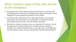 Unconscious bias affects decision-making | PPT