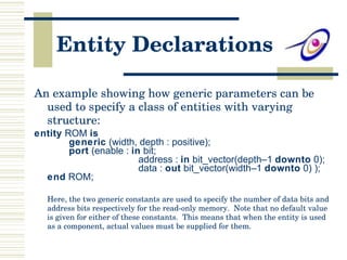 VHDL Subprograms and Packages | PPT