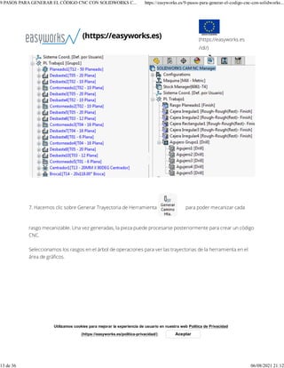 9 PASOS PARA GENERAR EL CÓDIGO CNC CON SOLIDWORKS CAM - Easyworks.pdf