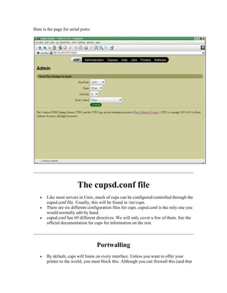 Printing in linux with cups | DOCX