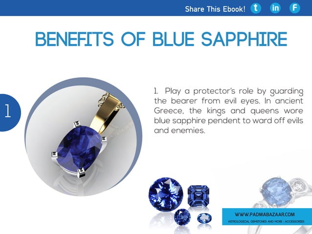 Benefits of blue sapphire | PDF