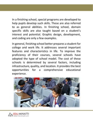 The finishing school | PDF