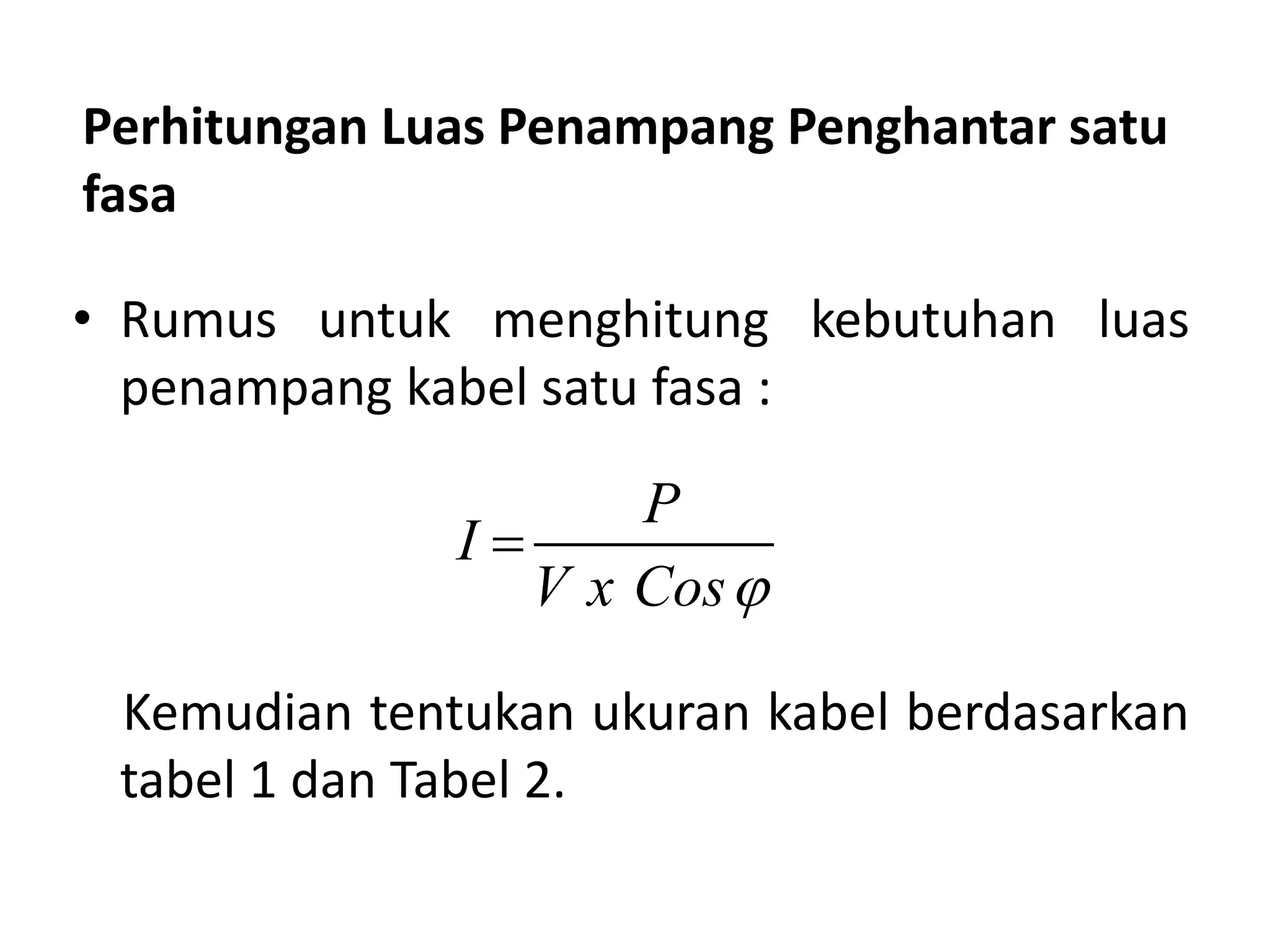 9 perencanaan instalasi listrik 1 phasa | PPTX