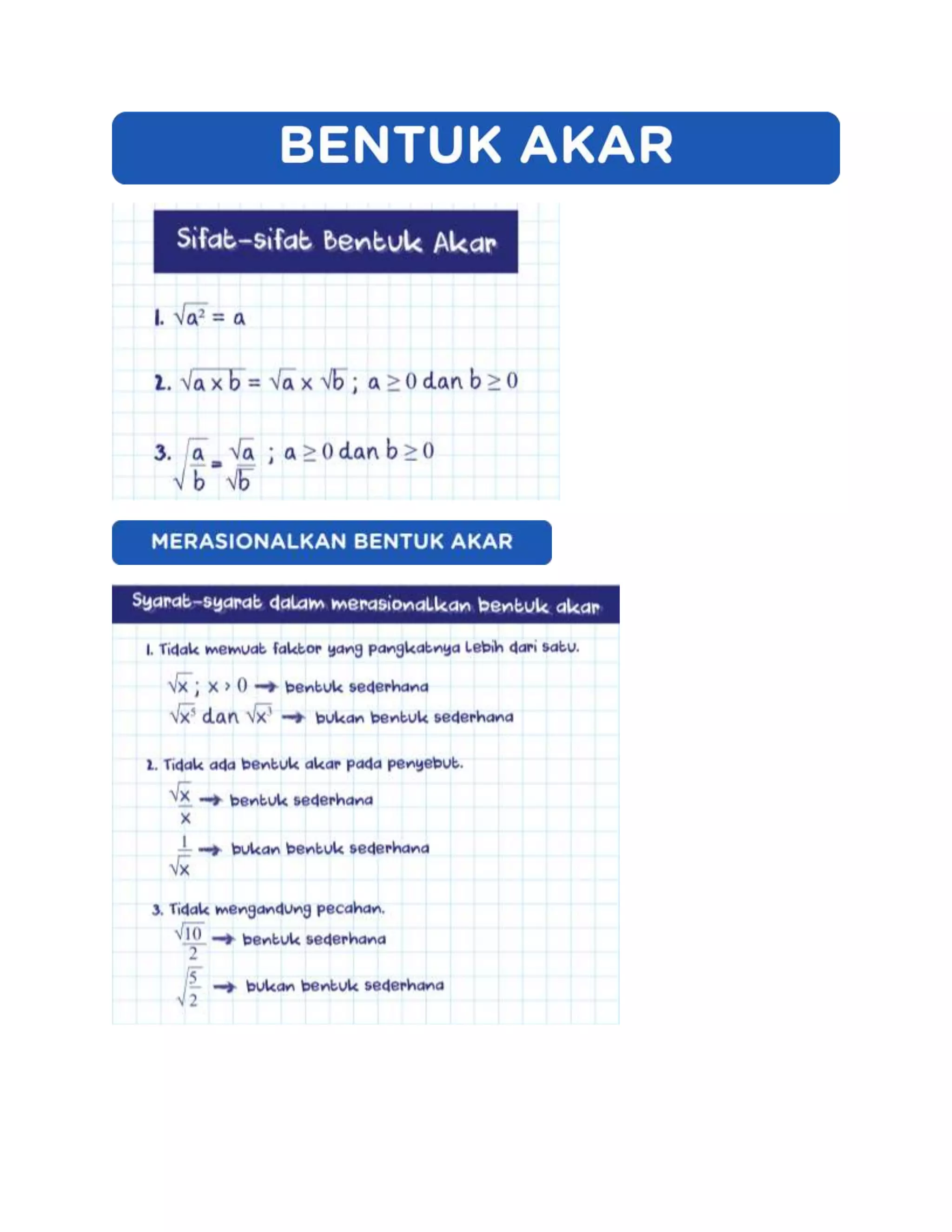 RANGKUMAN PERPANGKATAN DAN AKAR | DOCX
