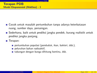 persamaan diferensial | PDF
