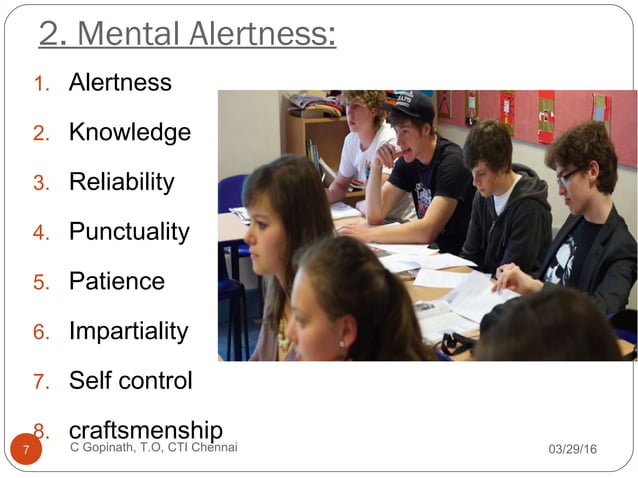 personality development for an instructors | PPT