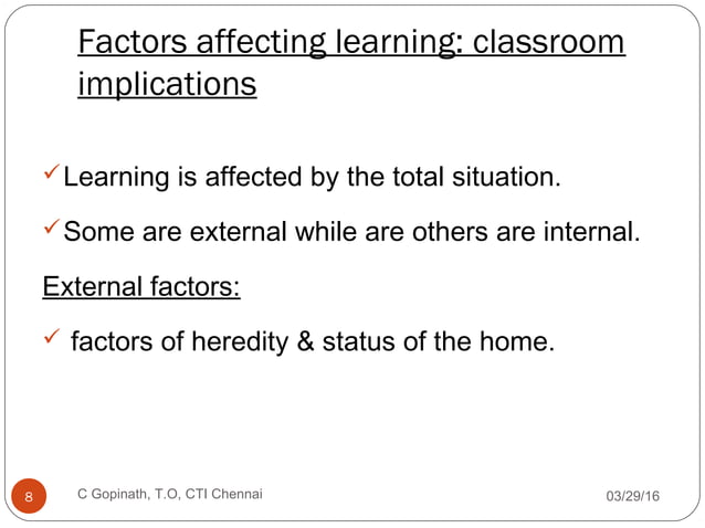 personality development for an instructors | PPT