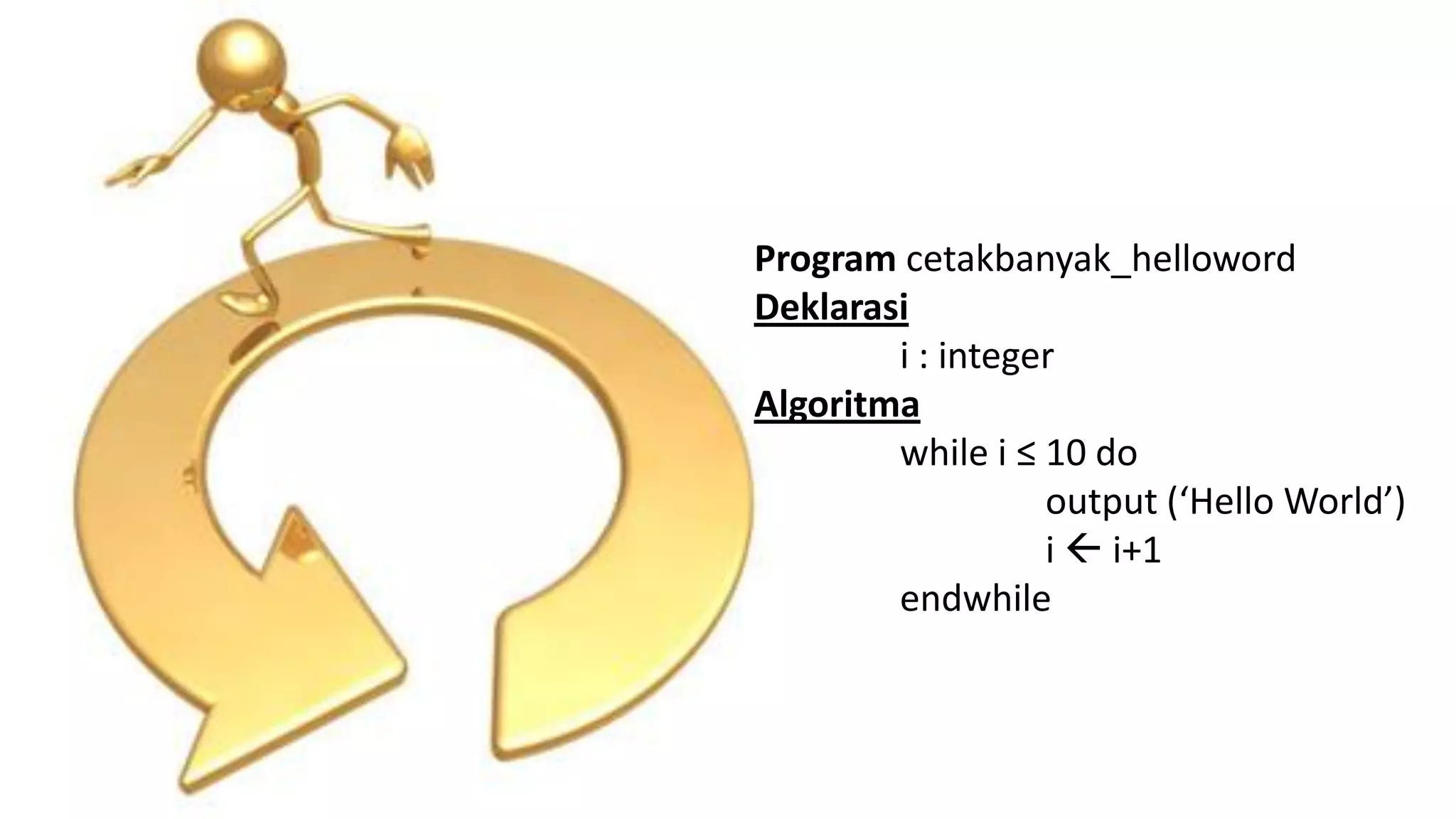 Algoritma Perulangan | PDF