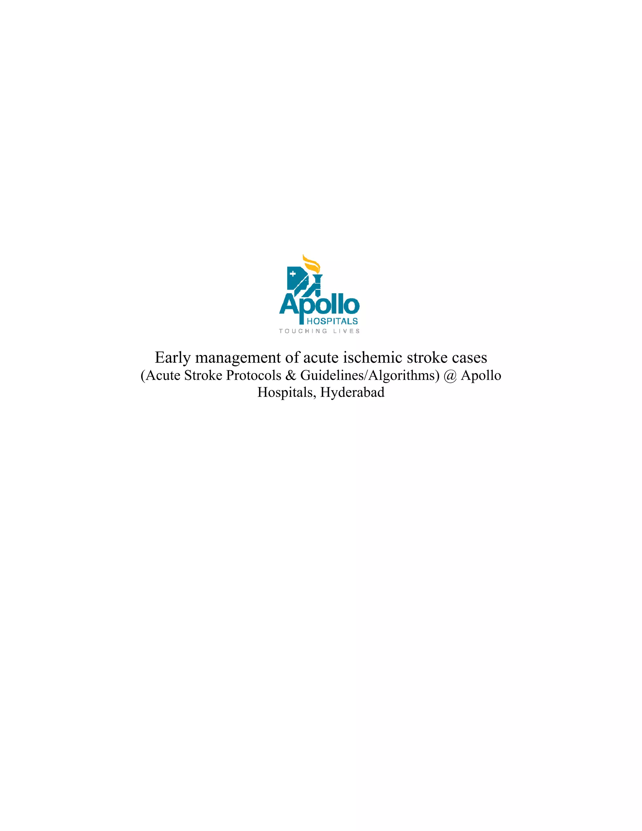 Early management of acute ischemic stroke cases | PDF