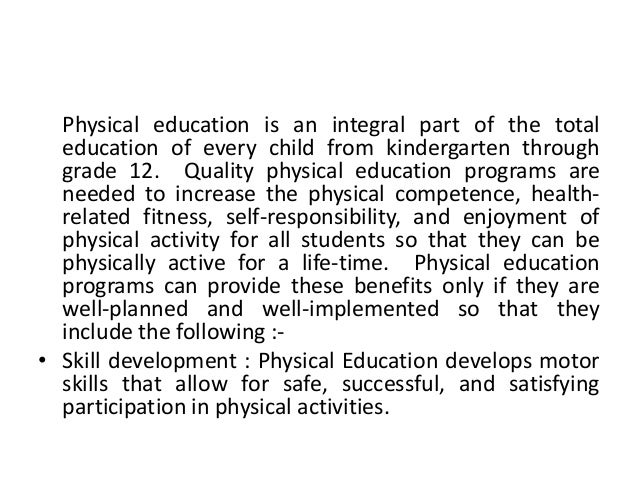 Oklahoma Physical Education Standards – YFFORN