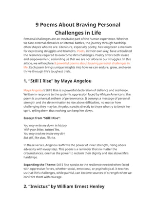 9 Poems About Braving Personal Challenges in Life.docx