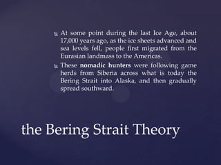 Populating the Americas | PPTX