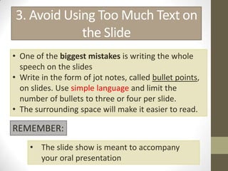 9 power point presentation tips | PPTX