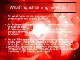 What Is Industrial Engineering | PPT