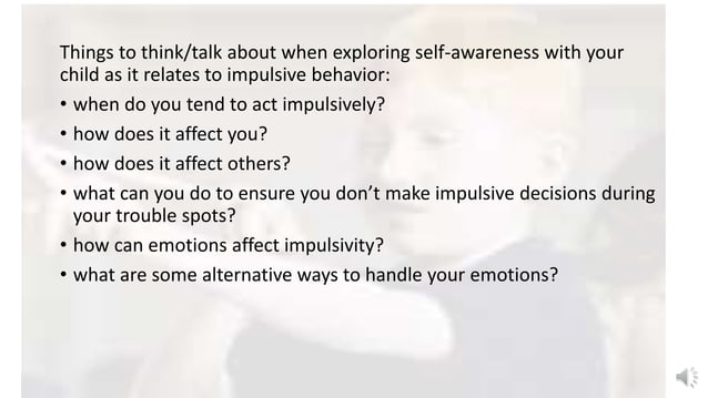 9 Practical Strategies to Decrease Impulsive Behavior in Children | PPTX